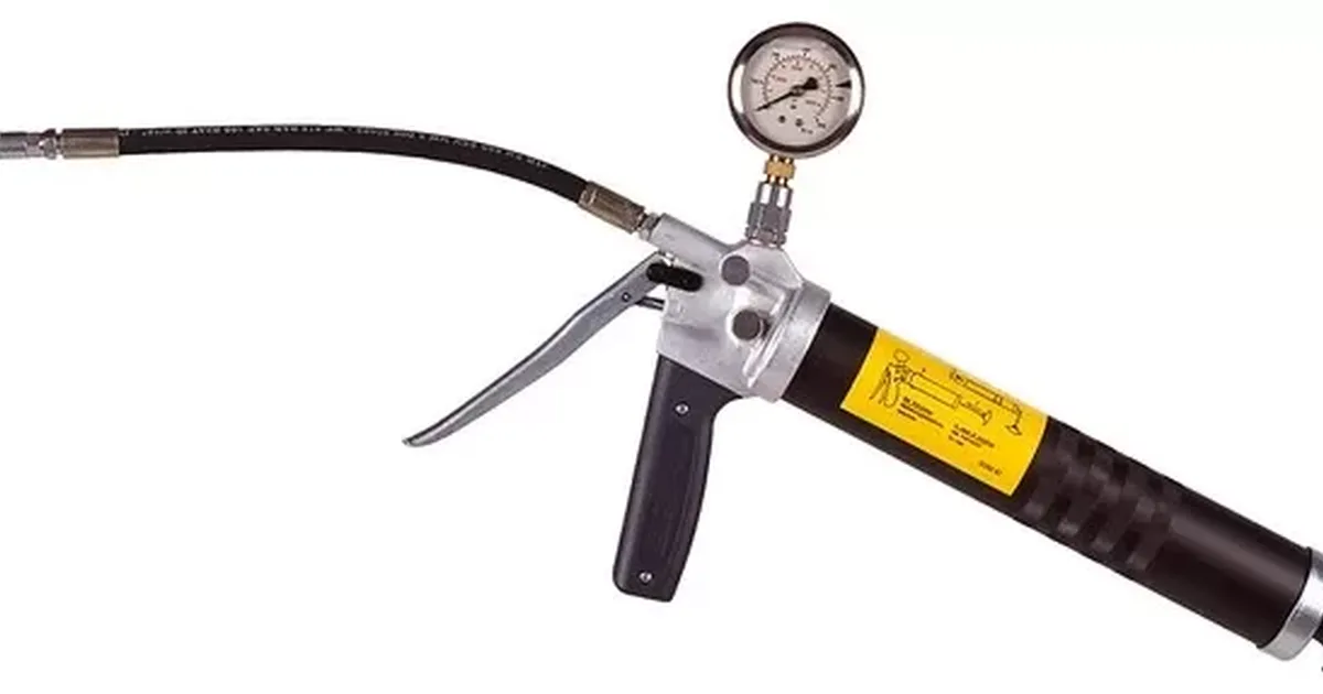 ABNOX - High Pressure One-hand Pump with Gauge 450 bar / 400/500 cm3…